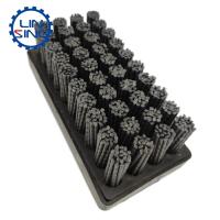 China Long Service Life Round Fickert Frankfurt Steel Brush for Polishing Granite Marble Slab for sale