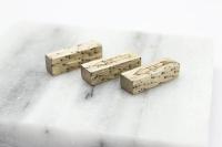 China Fast Diamond Exposed Diamond Segments for Marble Cutting Long Life Span and Golden for sale