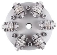China Diamond Bush Hammer Vaccum Brazed Grinding Wheel for Marble Granite Stone Grinding Tool for sale