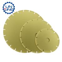 China 7/10/12mm Segment Height 350MM Diamond Saw Blade for Marble Processing Tools for sale