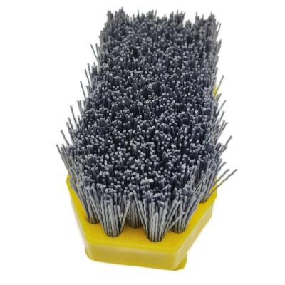 China 1in Bristle Length Wet Diamond Grinding Brushes for Stone Antique and Leather Surface for sale