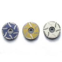 China Granite Diamond Powder Resin Filled Cup Wheel Round T Shape Segment Wheel 100mm 125mm for sale