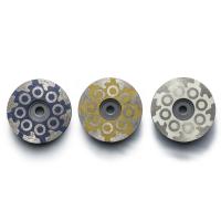China Granite Diamond Powder Resin Filled Cup Wheel Round T Shape Segment Wheel 100mm 125mm for sale