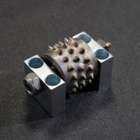 China 140 170mm Trapezoid Frankfurt Diamond Bush Hammer Plate Roller for Automatic Grinding Machine for sale