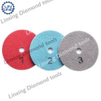 China Customized OBM Support Dry Wet Diamond Polishing Pads for Flawless Finishing for sale