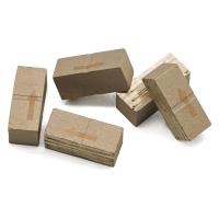 China High Frequency Brazed Diamond Segment 24x10x10 mm for Marble Cutting in Manufacturing for sale