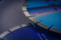 China 5/8in Arbor Size D350MM Diamond Cutting Saw Blade with Ti-coated Coating for sale