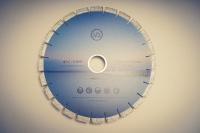 China ARC Shape Diamond Metal Powder 350mm Blade for Lazer Bridge Granite Tile Cutting Disc for sale