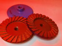 China Good Wear Resistance Diamond Segmented Turbo Cup Wheel for Customized Support OEM for sale