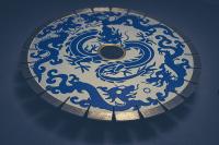 China Ti-coated Finishing D340/400/450mm Diamond Cutting Saw Blade for Concrete Cutting Needs for sale