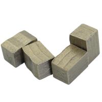 China High Frequency Brazed Double-blades Diamond Segment for Granite Cutting 22*13.1/13.9*15mm for sale