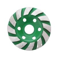 China Granite Floor Fine Grinding Turbo Segmented Cup Wheel with Resin Filled Diamond Wheel for sale