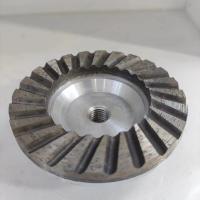 China Granite Floor Fine Grinding Turbo Segmented Cup Wheel with Resin Filled Diamond Wheel for sale