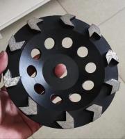China Granite Floor Fine Grinding Turbo Segmented Cup Wheel with Resin Filled Diamond Wheel for sale