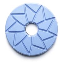 China 80/100/120/150/180/200/230mm Snail Lock Resin Polishing Pads for Stone Edge Polishing for sale