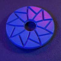 China 80/100/120/150/180/200/230mm Snail Lock Resin Polishing Pads for Stone Edge Polishing for sale