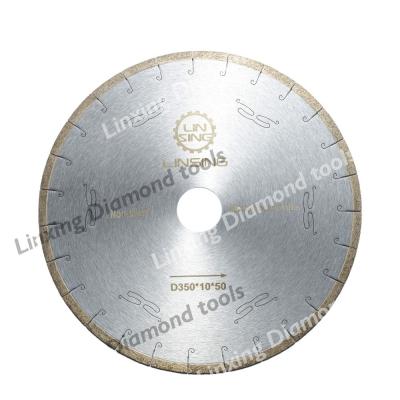 China Good Sharpness And Stable Performance Diamond Saw Blades For Cutting Marble D400 Stone for sale