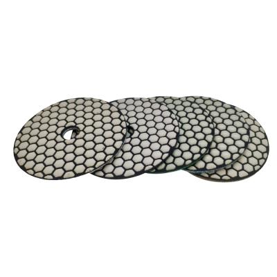 China Resin Bond 3 Step Flexible Polishing Pads for Good Performance Stone Grinding Tools for sale