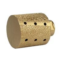 China CNC Cutting Diamond Sink Wheel Vacuum Brazed Milling Finger Bits for Milling Machine for sale