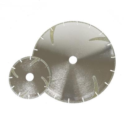 China High Cutting Speed Double Electroplated Diamond Saw Blade for Customized Stone Cutting for sale