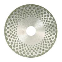 China High Cutting Speed Double Electroplated Diamond Saw Blade for Customized Stone Cutting for sale