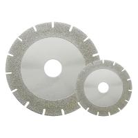 China High Cutting Speed Double Electroplated Diamond Saw Blade for Customized Stone Cutting for sale
