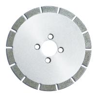 China High Cutting Speed Double Electroplated Diamond Saw Blade for Customized Stone Cutting for sale
