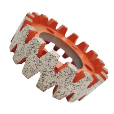 China European Segmented CNC Stubbing Milling Wheel for Continuous Diamond Stone Stubbing for sale