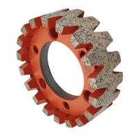 China European Segmented CNC Stubbing Milling Wheel for Continuous Diamond Stone Stubbing for sale
