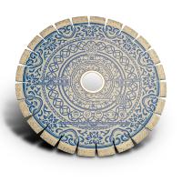 China D350mm Nitride Finishing Diamond Saw Blade for Stone Cut Tool in Granite Slab Cutting for sale