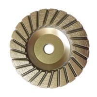 China Customized Support OEM Metal Bond Diamond Angle Grinder Cup Wheel for Stone Polishing for sale