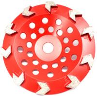 China Customized Support ODM 6 inch Diamond Cup Grinding Wheel for Natural Stone Polishing for sale