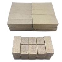 China 24*9.2*10mm High Frequency Brazed Diamond Segments for Marble Cutting Circular Saw Blade for sale