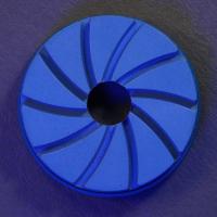 China Customized Colors 6 inch Snail Lock Diamond Edge Polishing Pads for and Long Lifespan for sale