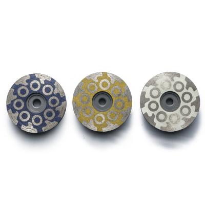 China Resin Metal Diamond Powder 3 inch Sintered Diamond Grinding Wheel for Fast Grinding for sale