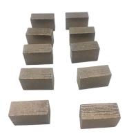 China Professional Diamond Segment Sandstone Cutter Tips Layer Flat Shape Segment 24*9*15mm for sale
