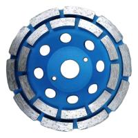 China Diamond Profiling Wheels Sintering Double Diamond Segment Cup Wheel For Stone Grinding for sale