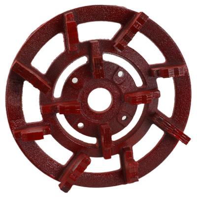 China Diamond Polishing Disc For Granite Slabs Grinding 4inch 100 Grit Blue Resin Disc Plate for sale