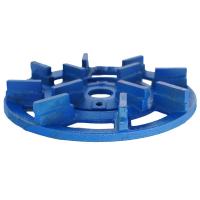 China Diamond Polishing Disc For Granite Slabs Grinding 4inch 100 Grit Blue Resin Disc Plate for sale