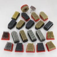 China Diamond Abrasives Filament Brush for Grinding Glass Stone Slab Antique Surface Processing for sale