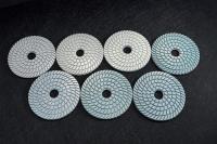China Resin Bond D150MM D180MM Dry Wet Diamond Polishing Pads Grit buff for sale