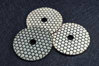 China Resin Bond D150MM D180MM Dry Wet Diamond Polishing Pads Grit buff for sale
