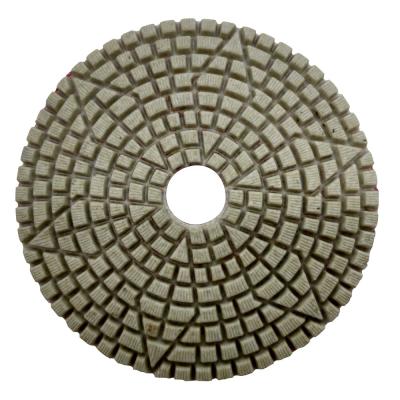 China Marble Granite Bassalt Travertine Quartz 4 Step Flexible Polishing Pads Wet Polishing for sale