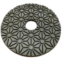 China Marble Granite Bassalt Travertine Quartz 4 Step Flexible Polishing Pads Wet Polishing for sale