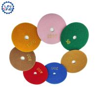 China Buffing Pads D150MM D180MM D230MM Dry Wet Diamond Polishing Disc with High Durability for sale