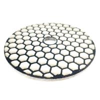 China Stone Slab Grinding Resin Bond Flexible Polishing Pads Diameter Customized Acceptable for sale