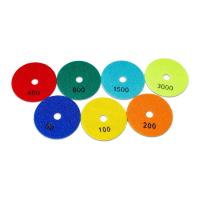 China Different Grit 125cm Diamond Polishing Pad For Dry 50/100/200/400/500/800/1500/3000/buff for sale
