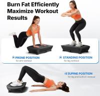 China 200W Vibration Plate With  120 Adjustable Speeds  Whole Body Vibration for sale