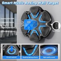 China Smart Music Boxing Machine Wall Mounted Bluetooth Boxing Target with LED Display for sale