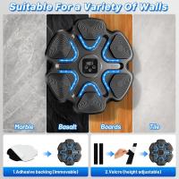 China Smart Music Boxing Machine Wall Mounted Bluetooth Boxing Target with LED Display for sale